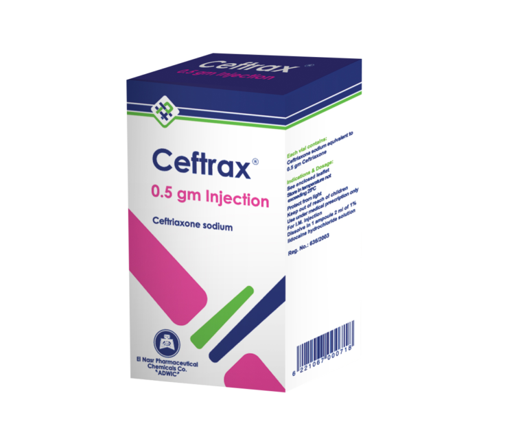 Ceftrax 0.5 gm injection – El Nasr New