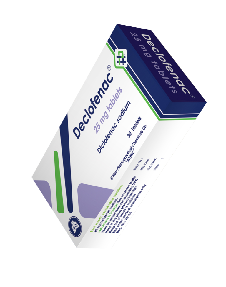 Declofenac 25mg tablets – El Nasr New